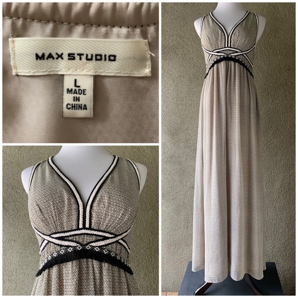 Max Studio | Dresses | Max Studio Maxi Dress Greek Goddess | Poshmark